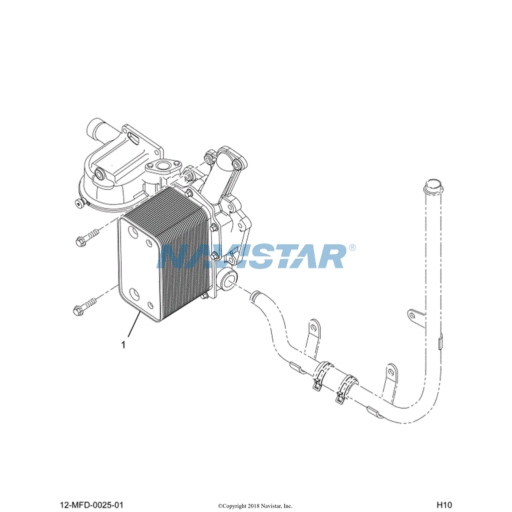 7081863C91 Navistar International | COOLER ASSEMBLY OIL AWD | Source ...