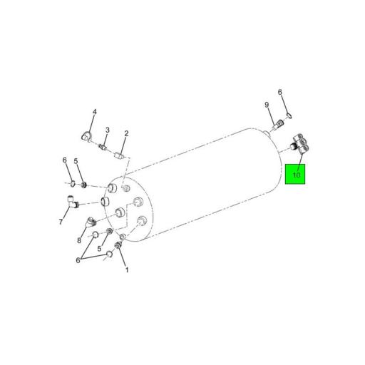 3598067C1 Navistar International | Manifold Air Quality Connector ...