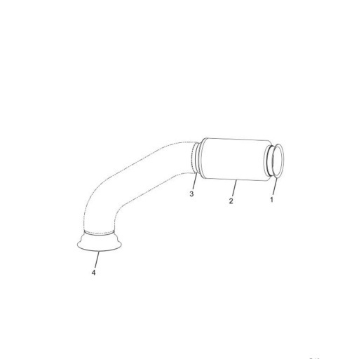 4078737C4 Navistar International | Welded Turbocharger Pipe Assembly ...