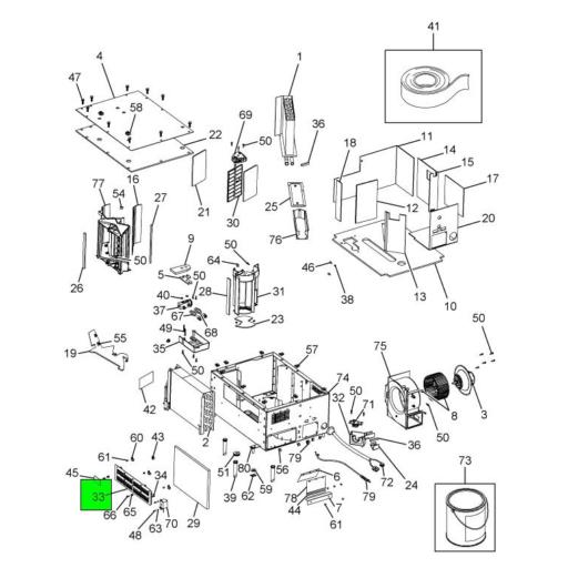 2501241C1 Navistar International | Heater Recirculation Door | Source ...