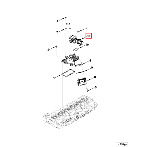 5254657 Cummins | Exhaust Gas Recirculation Valve | Source One Parts Center