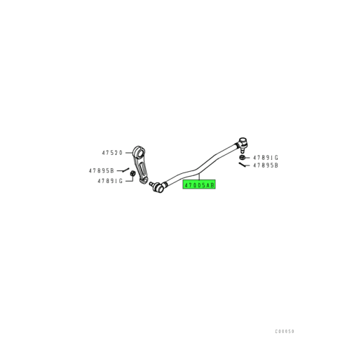 MK590215 Mitsubishi FUSO | Steering Draglink Assembly | Source One ...