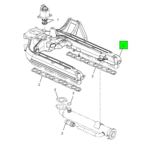 1876390C1 Navistar International | Intake Manifold | Source One Parts ...