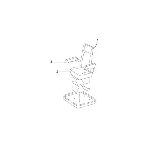 2027179C92 Navistar International | High-Back Passenger Seat Gray ...