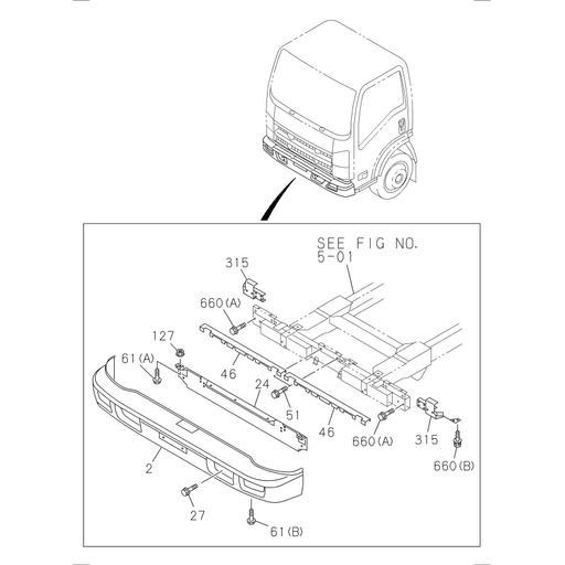 8-98092-250-0 Isuzu | Bumper To Back Bar Bolt | Source One Parts Center