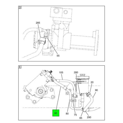 4105453C1 Navistar International | Hose Power Steering Assembly ...