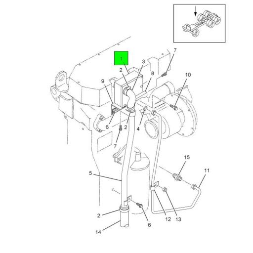 1830121C1 Navistar International | Crankcase Breather Assembly | Source ...