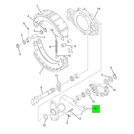 2523547C91 Navistar International | Brake Chamber Bracket | Source One ...