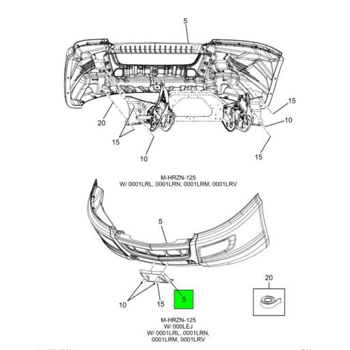 4169776C92 Navistar International | Bumper Mic with Valance Fog Lights ...