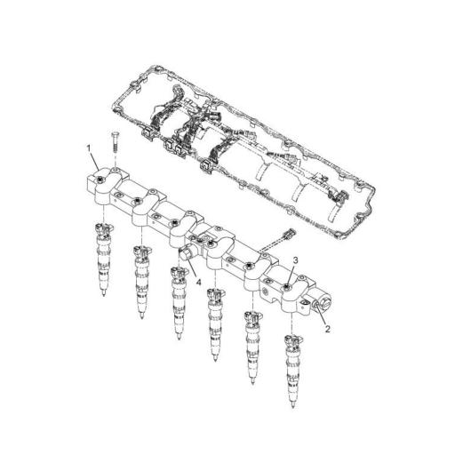 2522072C91 Navistar International | Assembly Injector Oil Inlet Adapter ...