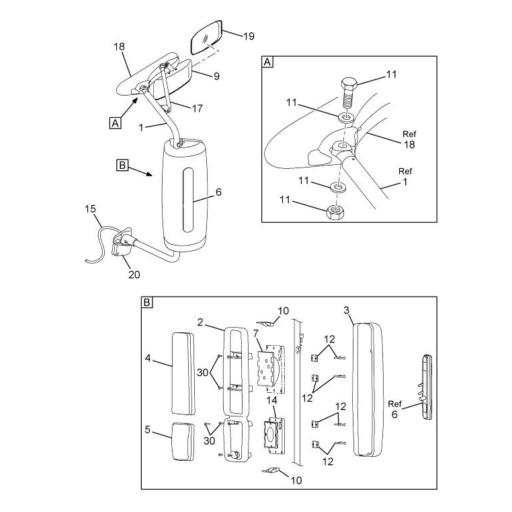 3624129C96 Navistar International | Right-Hand Aerodynamic Painted ...