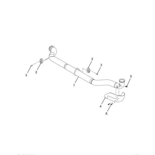 4090919C92 Navistar International | Tail Hump Section Pipe Assembly ...