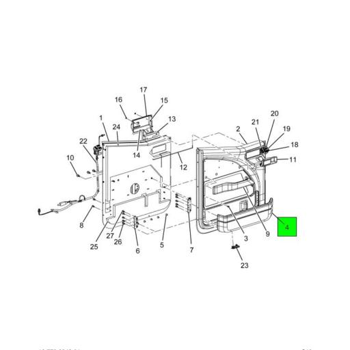 4067110C3 Navistar International | Map Pocket Panel Assembly | Source ...