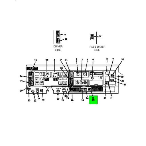 1664858C1 Navistar International | 2-Speed Axle Switch Bracket | Source ...