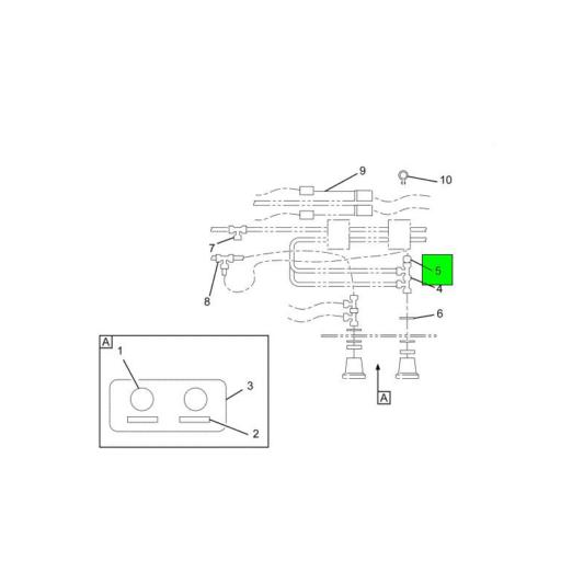 2017481C1 Navistar International | Straight Connector 3/8 NPTM x 3/8 QC ...