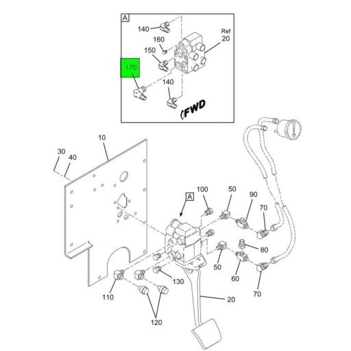 2017490C1 Navistar International | Hose Quick-Connect Fitting 1/2 in ...