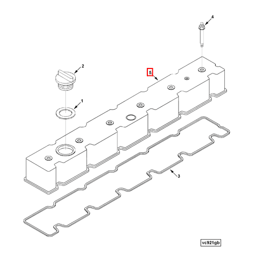 3930903 Cummins | Valve Cover | Source One Parts Center