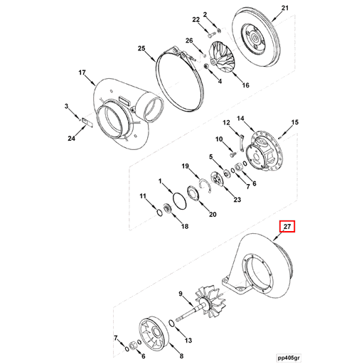3534201 Cummins | Turbine Housing | Source One Parts Center
