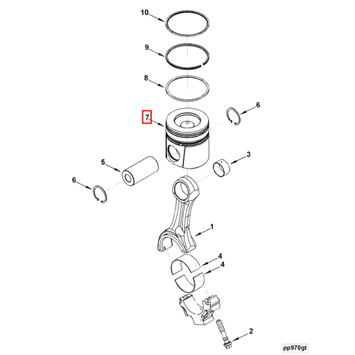 4094073 Cummins | Engine Piston | Source One Parts Center