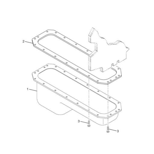 2515343C93 Navistar International | Stainless Steel Oil Pan Kit ...