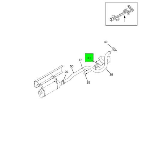 1615527C4 Navistar International | BRACKET EXHAUST PIPE MOUNTING ...