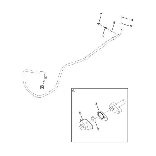 3675897C91 Navistar International | HOSE ASSEMBLY EVAPORATOR TO ...