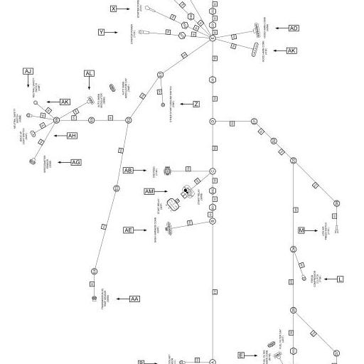 2028575C93 Navistar International | Electrical Harness NGD Inline 6 ...