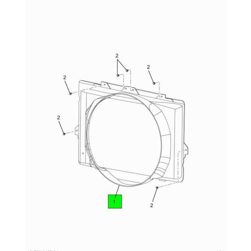 2518487C91 Navistar International | Fan Shroud | Source One Parts Center