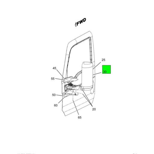 3766436C96 Navistar International | Left-Hand Door-Mount Pedestal with ...