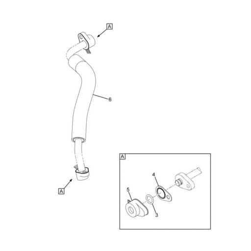 3840944C92 Navistar International | Hose Air Conditioning Evaporator to ...