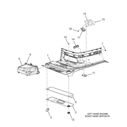 3757420C93 Navistar International | Lower Fascia Panel LH Assembly ...