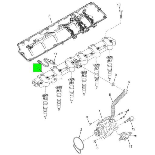 1833945C93 Navistar International | High-Pressure Oil Manifold Assembly ...