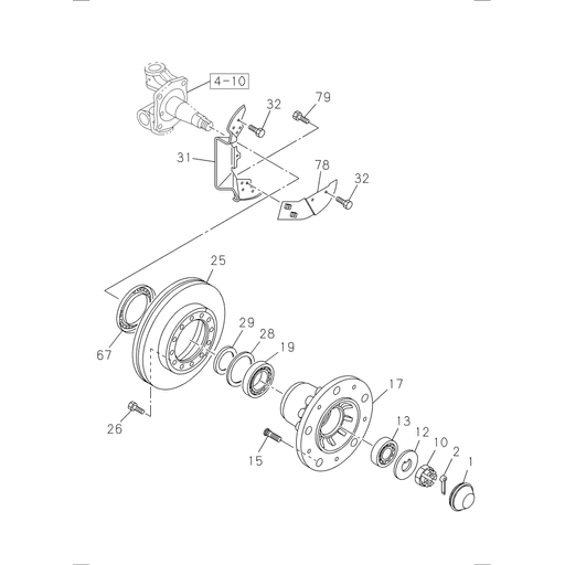 8-98131-432-0 Isuzu | Hub Outer Bearing | Source One Parts Center