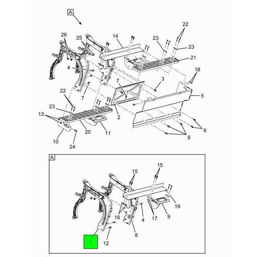 4421243C1 Navistar International | Step Support Bracket | Source One ...