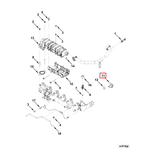 4984760 Cummins | Mass Flow Sensor | Source One Parts Center