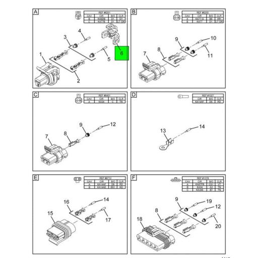 3662879C1 Navistar International | Body Connector Lock 3-Way Packard GT ...