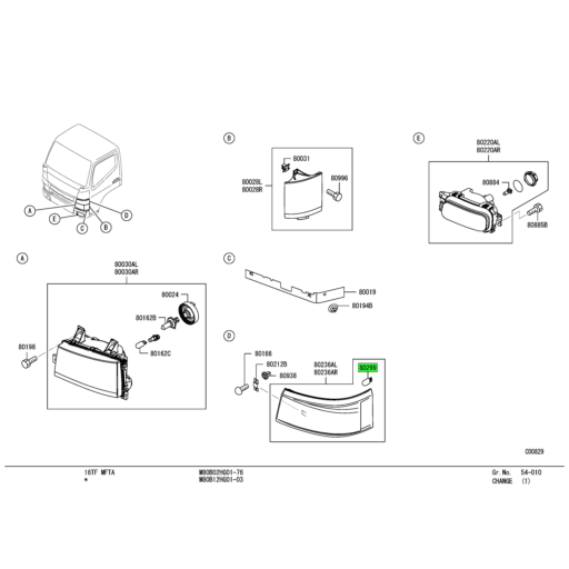 MS820026 Mitsubishi FUSO | Front Turn Signal Lamp Bulb | Source One ...