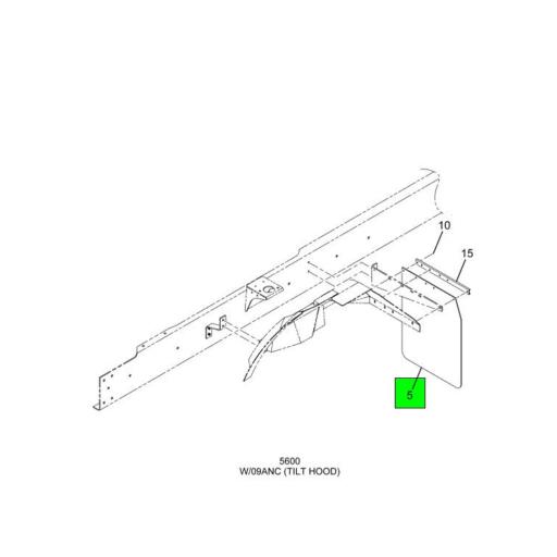 3660022C1 Navistar International | GUARD MUD FLAP | Source One Parts Center