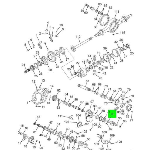 ETN0210736 Navistar International | Seal Oil Input Shaft D461 | Source ...