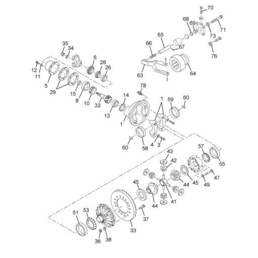 2504325C91 Navistar International | Differential Shift Lock Cylinder ...