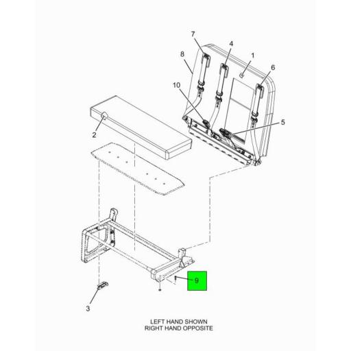 2523493C1 Navistar International | M10 x 15 Torx Head Bolt Passenger ...
