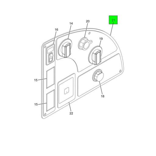 3571564C1 Navistar International | Switch Mounting Plate Auto Temp ...