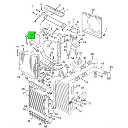 1655827C1 Navistar International | Upper Radiator Hose | Source One ...