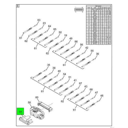 3533836C1 Navistar International | 36-Pin Connector Body Lock 100-Watt ...