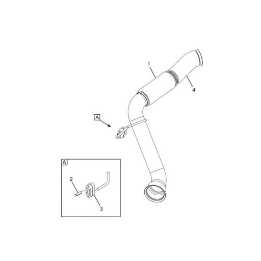 3989136C96 Navistar International | Turbocharger Pipe Assembly | Source ...