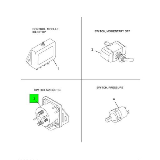 1691520C91 Navistar International | 12-Volt Magnetic Switch with ...