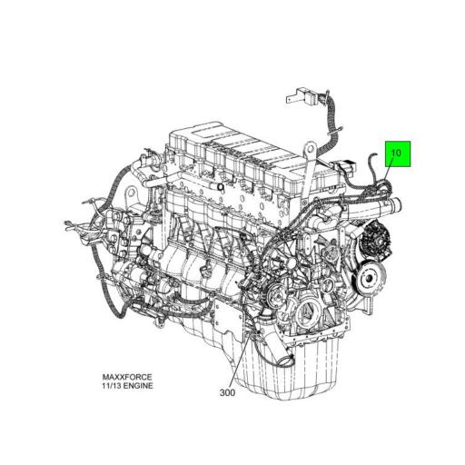 3676635C91 Navistar International | Block Heater Cable | Source One ...