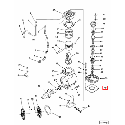 154996 Cummins | Air Compressor Gasket | Source One Parts Center