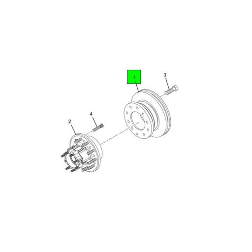 2608016C1 Navistar International | Brake Rotor | Source One Parts Center