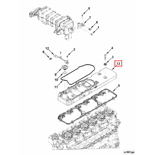 5311733 Cummins | Valve Cover | Source One Parts Center
